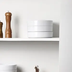 STONE + LAIN Celina Stoneware 4-piece Pasta Bowl Set - White