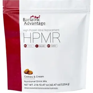 BARIATRIC ADVANTAGE High Protein Meal Replacement Drink Mix Whey Isolate Powder 42.47 Oz - None