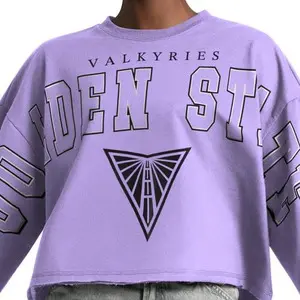 STARTER Golden State Valkyries Bleachers Cropped Drop Shoulder Sweatshirt