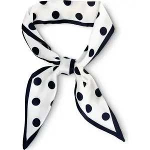 YOUZEY The Como Skinny Scarf - Black/white