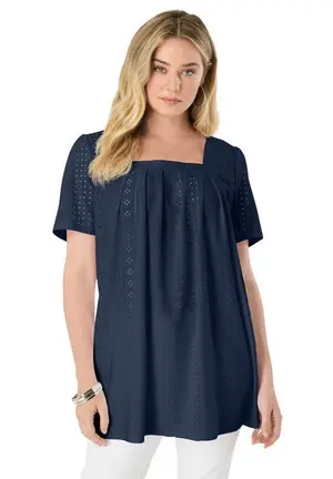 Roaman's Shirred Kaftans Tunics