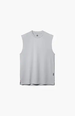 ASRV 3d Lite 2.0 Lycra Relaxed Cutoff Tank - Slate Grey