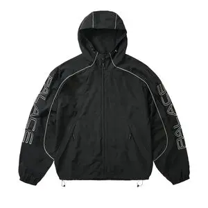 PALACE Piped Shell Jacket - Black