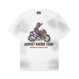 MARKET Bear On A Bike T-shirt - White