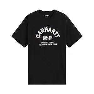 Carhartt Work In Progress Short-sleeve Column T-shirt - Black