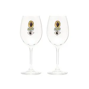 Carhartt Work In Progress Stacked Grapes Wine Glass Set 'clear - White