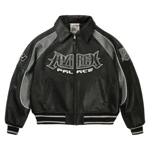 PALACE X Avirex Leather Bomber Jacket