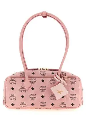 Mcm Aren East West' Small Shoulder Bag - Pink
