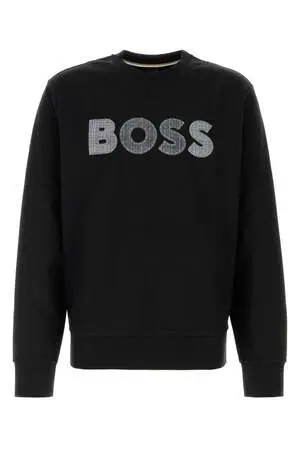 BOSS Cotton Sweatshirt - Black