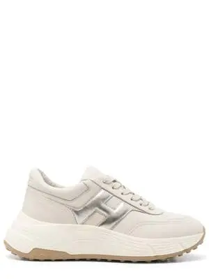 Hogan Low-top Platform Sneakers With Contrast Side Detail