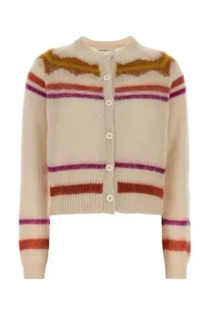 Isabel Marant Étoile Embroidered Mohair Blend Molly Cardigan - Pink