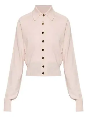 Sportmax Cropped Button-front Knit Cardigan - Pink