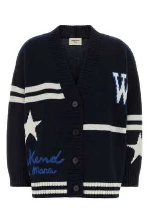 WEEKEND Oversize Virgin Wool Cardigan - Blue