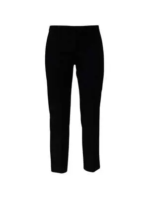 Max Mara Umanita High-waist Wide-leg Trousers With Center Pleat And Side Pockets - Black