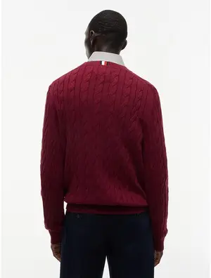 Tommy Hilfiger Cable Knit Crewneck Sweater