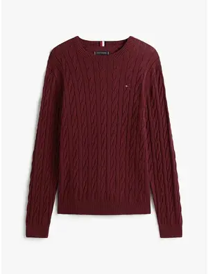 Tommy Hilfiger Cable Knit Crewneck Sweater