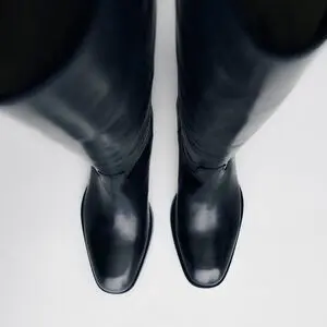 JIMMY CHOO Mave Knee High Boots - Black