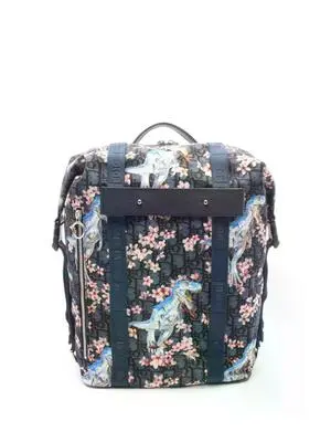 Dior 2021-2026 Sorayama Oblique Backpack - Blue