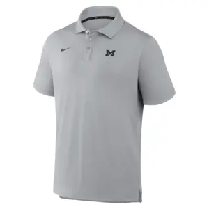 Nike Michigan Par Dri-fit College Polo - Grey