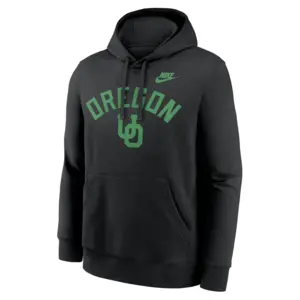 Nike Oregon Legacy Arch Club College Pullover Hoodie - Black