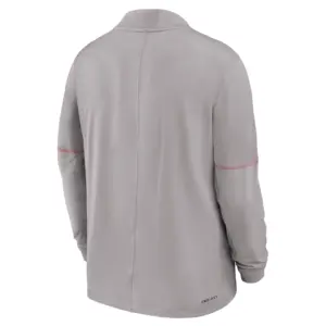 Nike Ohio State Sideline Dri-fit College 1/2-zip Top - Grey