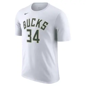 Nike Milwaukee Bucks Nba T-shirt - White