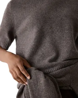 Whistles Round Neck Wool Knitted Tee