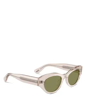 Oliver Spencer Lerrue Oval Sunglasses, 50mm