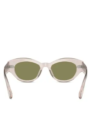 Oliver Spencer Lerrue Oval Sunglasses, 50mm