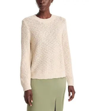 Tommy Bahama Cotton Basket Stitch Pullover Sweater
