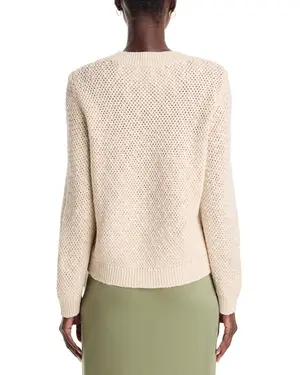 Tommy Bahama Cotton Basket Stitch Pullover Sweater