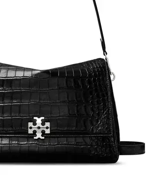 Tory Burch Charlie Embossed Shoulder Bag