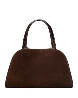Tory Burch Romy Suede Small Bauletto Bag