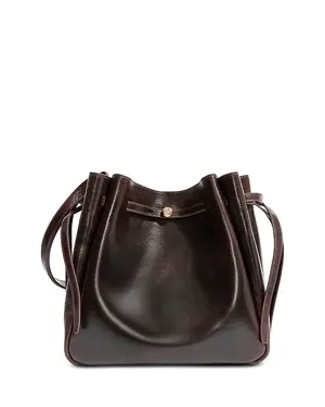 Tory Burch Romy Distressed Leather Shoulder Bag