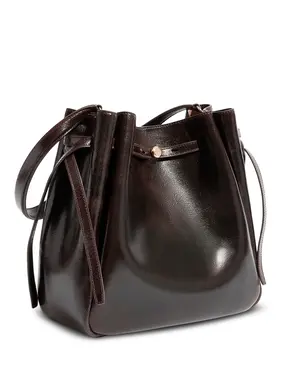 Tory Burch Romy Distressed Leather Shoulder Bag