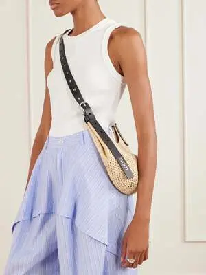 Loewe Mini Raffia Crossbody Bag