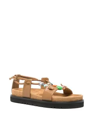 Loewe Pebble Fussbett Leather Sandals