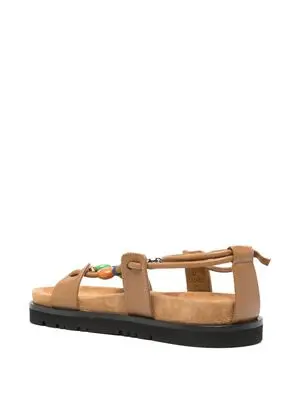 Loewe Pebble Fussbett Leather Sandals