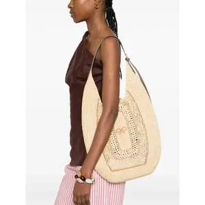 ANYA HINDMARCH Woven Raffia Shoulder Bag
