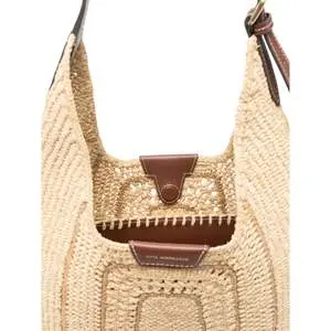 ANYA HINDMARCH Woven Raffia Shoulder Bag
