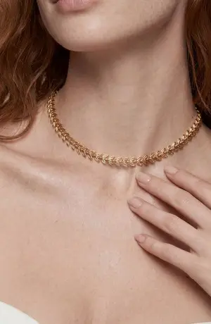 Ettika Chevron Link Necklace