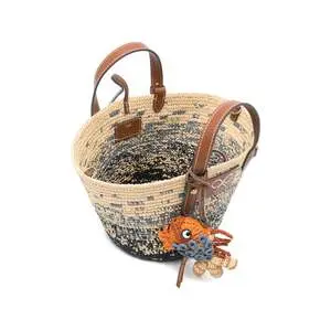 ANYA HINDMARCH Embellished Raffia Mini Bag