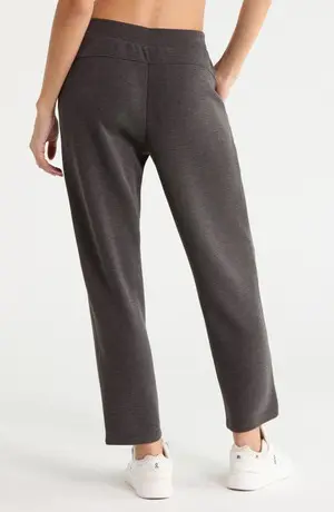 Zella Soft Luxe Ankle Pants - Brown Mole Heather