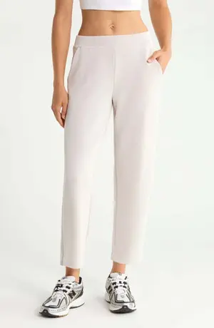 Zella Soft Luxe Ankle Pants - Grey Pebble