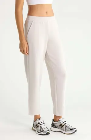 Zella Soft Luxe Ankle Pants - Grey Pebble