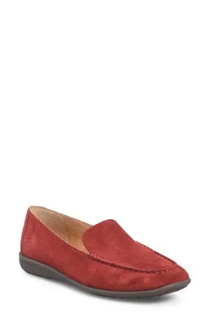 BØRN Fawn Suede Loafer - Red Suede