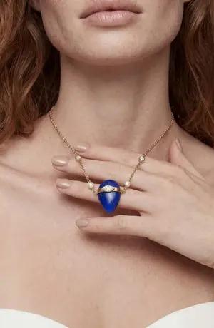 Ettika Solstice Lazuli Pendant Necklace