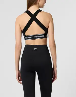 PLEIN SPORT Fleece Bra Top