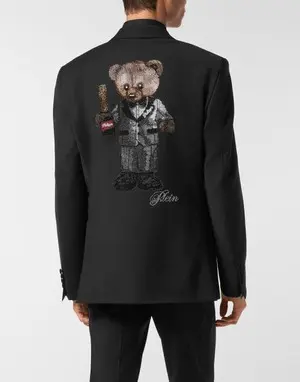 Philipp Plein One-button Blazer Slim Fit Teddy