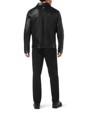 BILLIONAIRE Nappa Leather Blouson Jacket